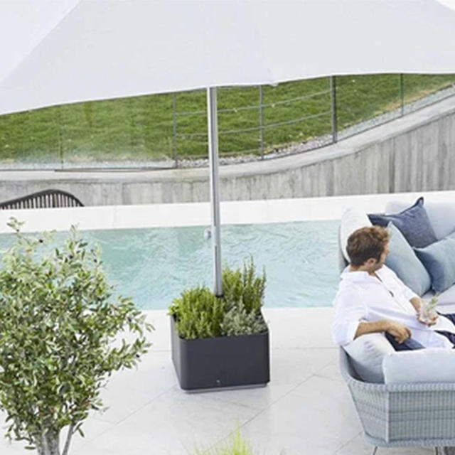 Buy Grow Parasol Base Planter by Cane-line — The Worm that Turned ...