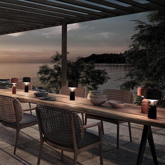 Buy Ambient Pebble LED Table Light by Gloster — The Worm that Turned ...