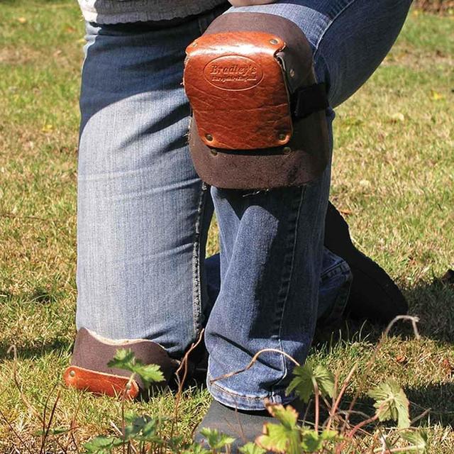 Leather Knee Pads — The Worm that Turned - REVITALISING YOUR OUTDOOR SPACE