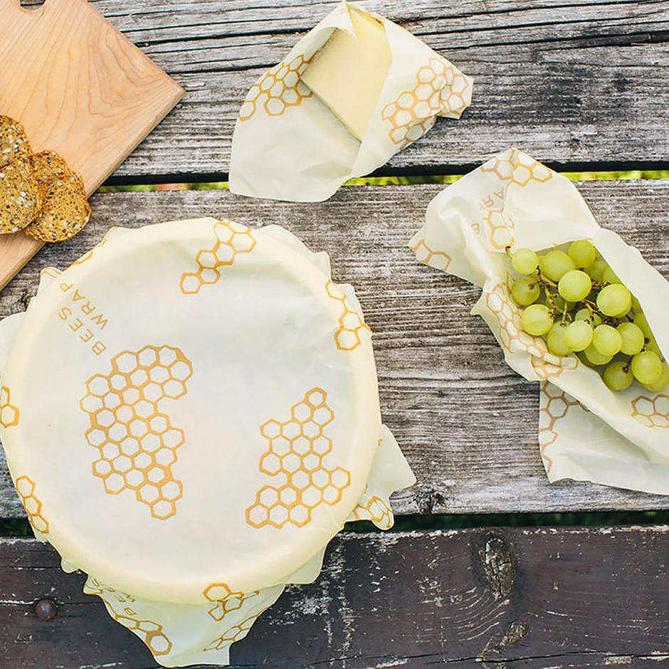 Buy Bee's Wrap Sustainable Set of 3 Wraps — The Worm that Turned ...